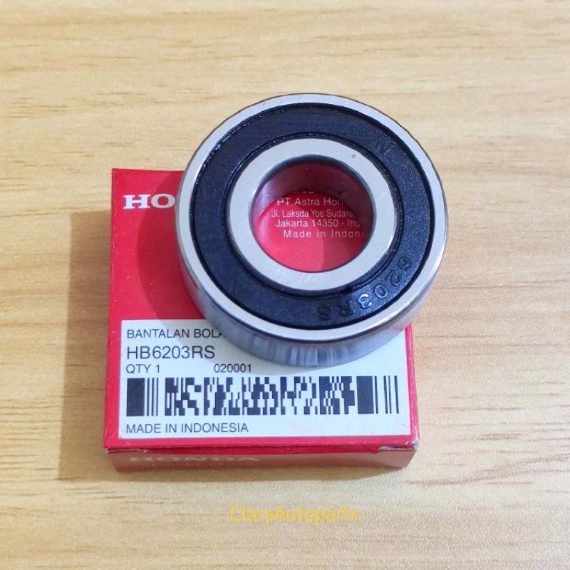 Bearing 6203 RS Honda Ball Bearing 6203 RS Laher Lahar 6203 Ball ...