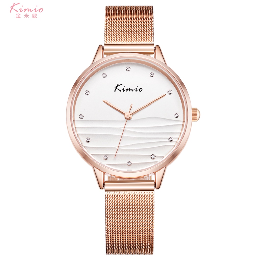 LAYAR Kimio Women's Casual Watch K6409M-CZ1RRW Stainless Steel Rose ...
