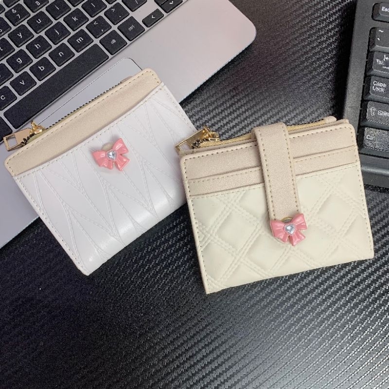 CoQuEtte Wallet - women's wallet - Aesthetic Women's Wallet Ribbon ...