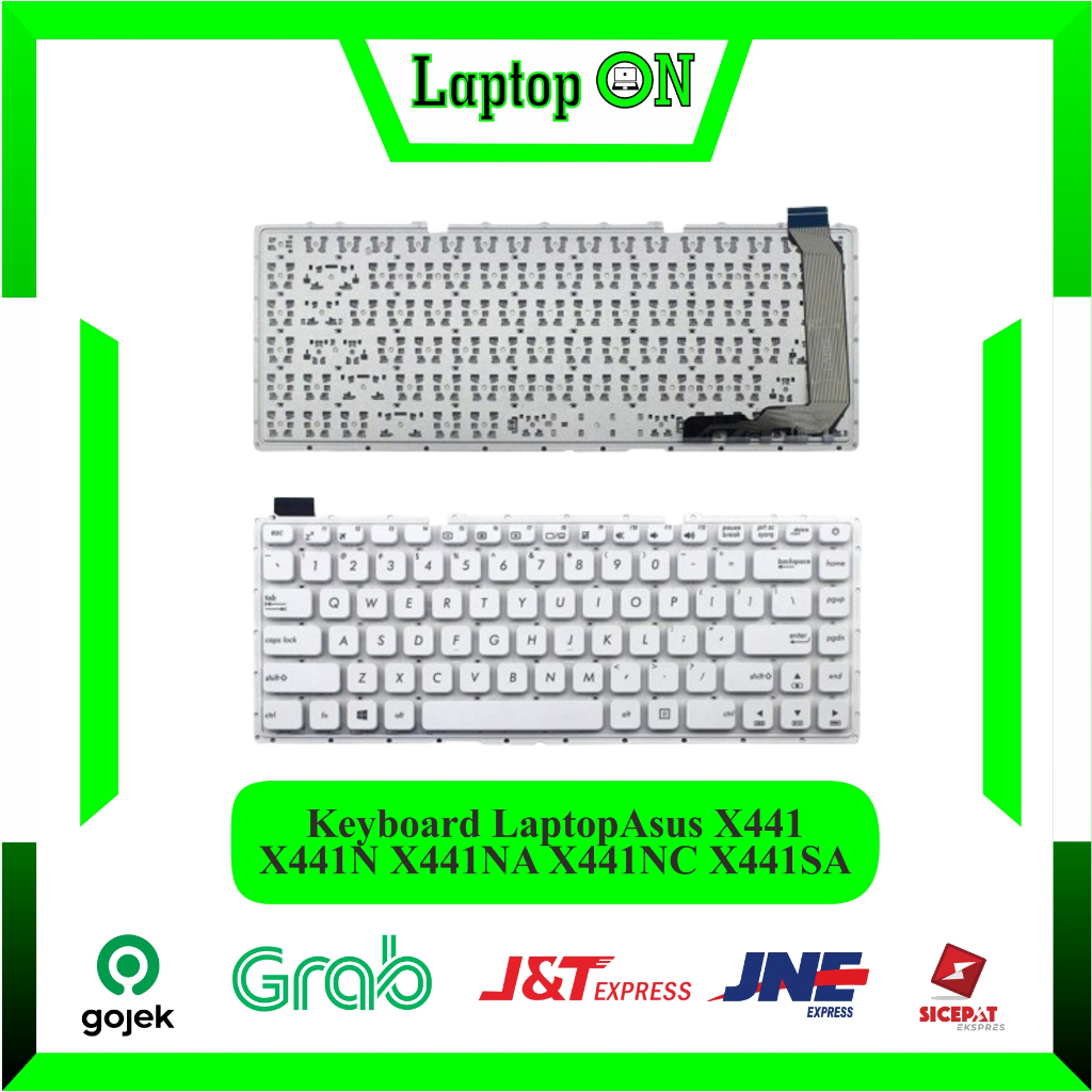 PUTIH Asus X441 X441N X441NA X441NC X441SA X441SC X441UA WHITE Keyboard ...