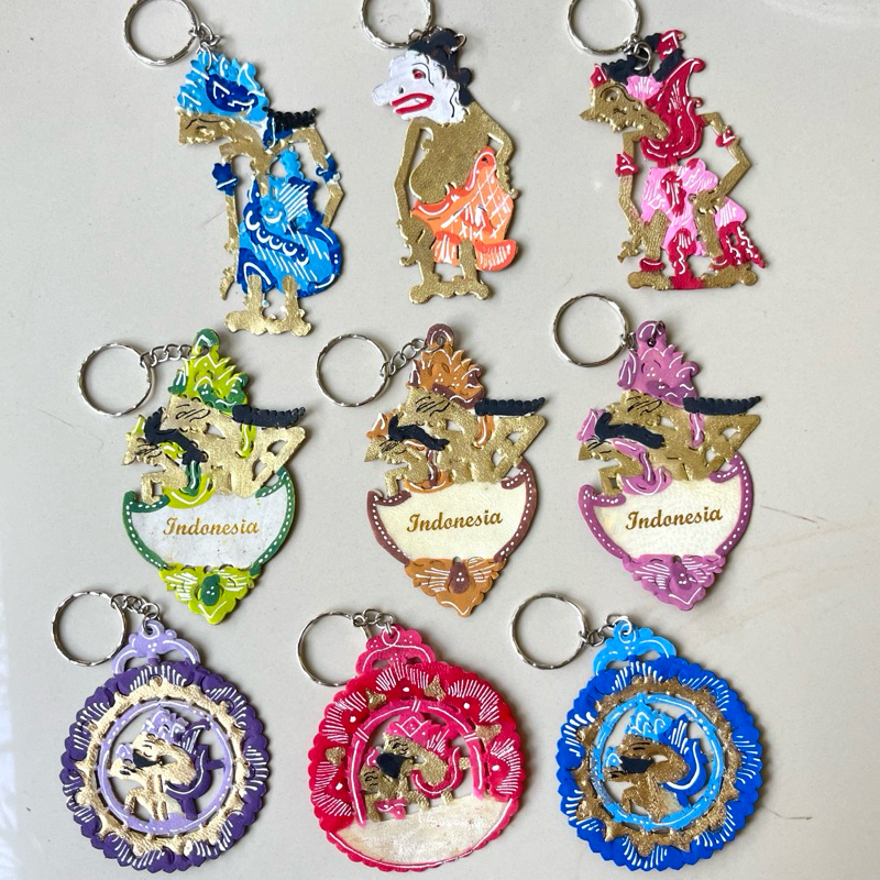 GANTUNGAN Shadow puppet key chain Souvenir 1 code (20 pcs) typical ...