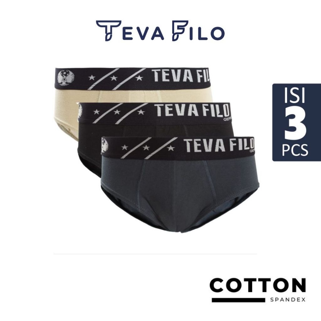 TEVA FILO panties 906 TRIANGLE (1 pack contains 3 pcs) | Shopee Philippines