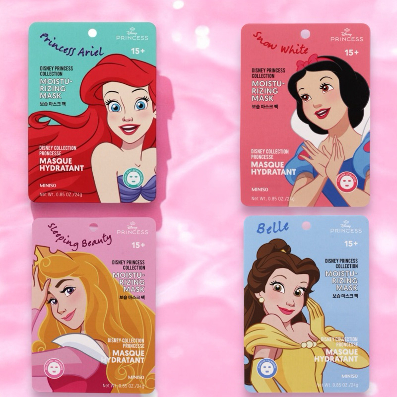 Miniso DISNEY PRINCESS COLLECTION HYDRATING MASK Princess Ariel ...