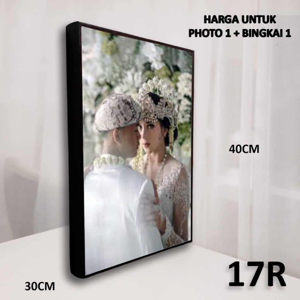 Custom Photo Print+Block FRAME Size 17R 30X40 CM | Shopee Philippines