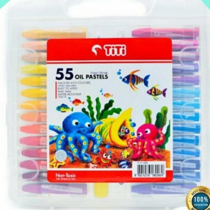 Crayon OIL PASTEL TITI 55 COLORS | Shopee Philippines