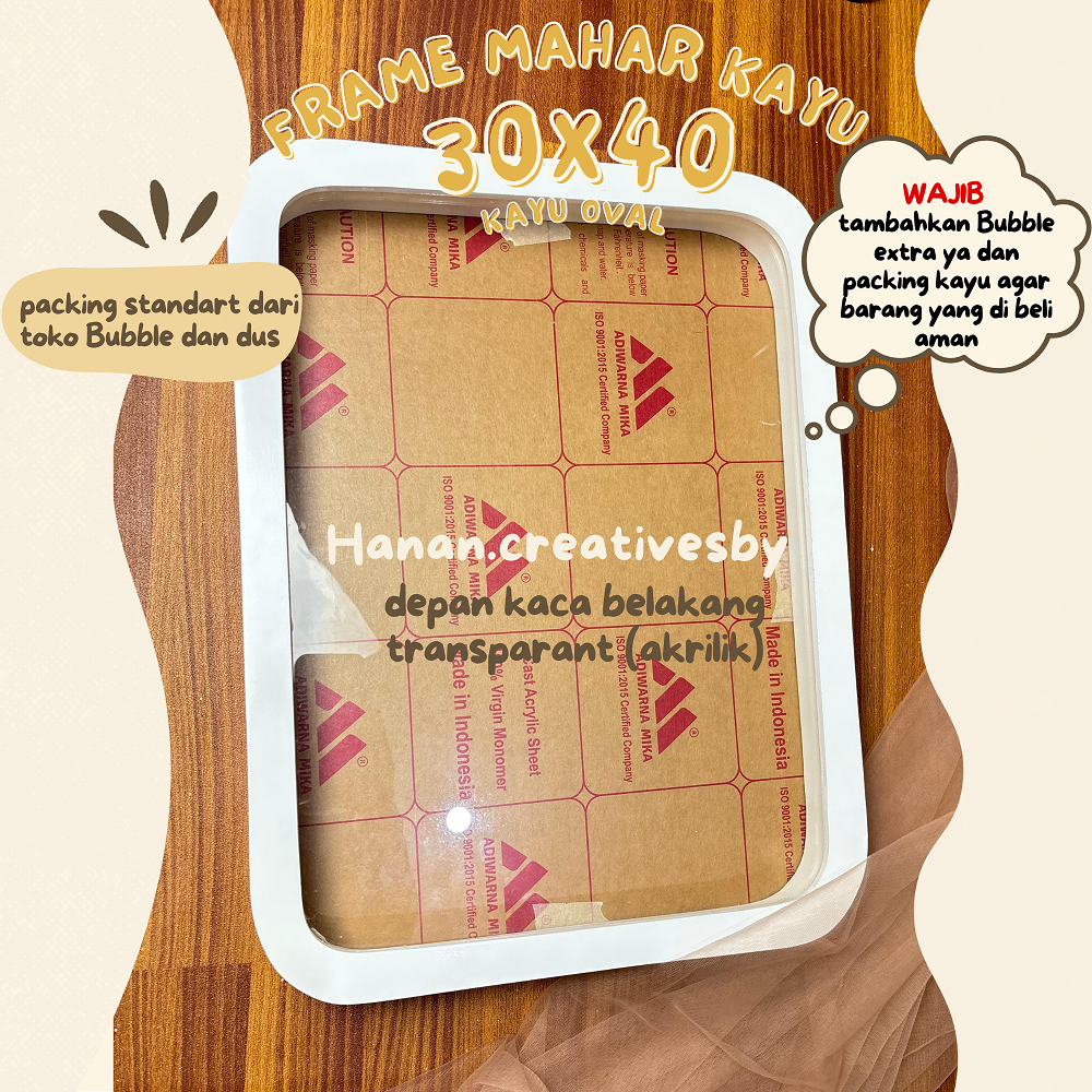 KAYU 30x40 Oval Wood Dowry FRAME | Wedding Dowry Frames | Wooden Box ...