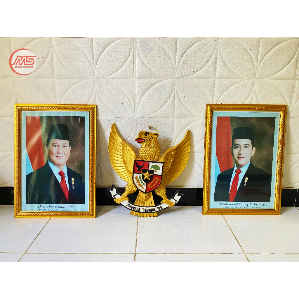 Frame / Frame / Photo Frame of the President and Vice President with ...