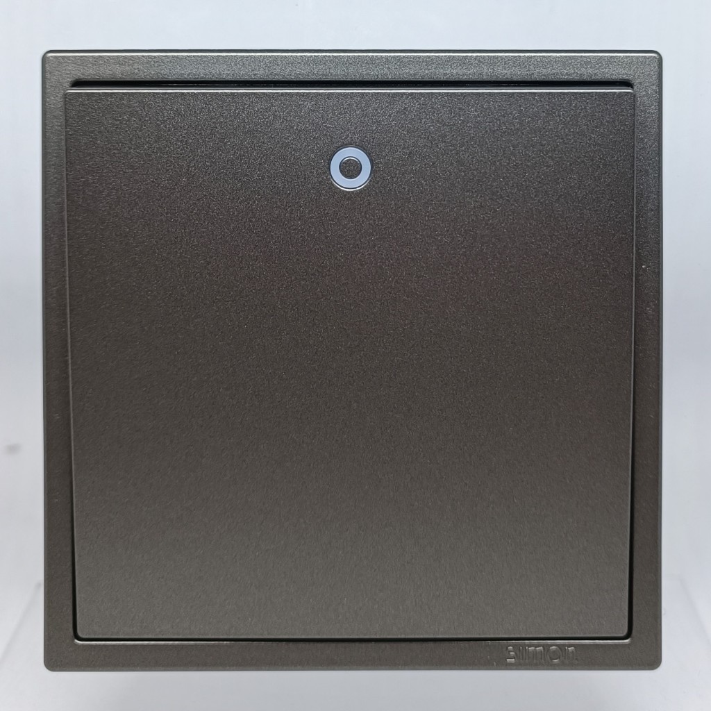SIMON I7 GREY ENGLISH SWITCH 1 GANG 1 WAY SWITCH LED INDICATOR | Shopee ...