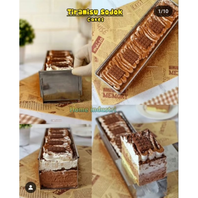 Stainless Tiramisu Sodok Pan / Stainless Tiramisu Cake Mold Pan ...