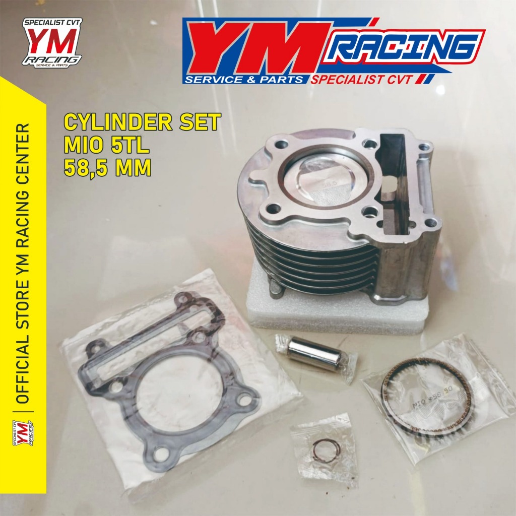 Bore UP BLOCK CYLINDER SET SIZE (58,5) FOR MIO SMILE / MIO SPORTY / MIO ...