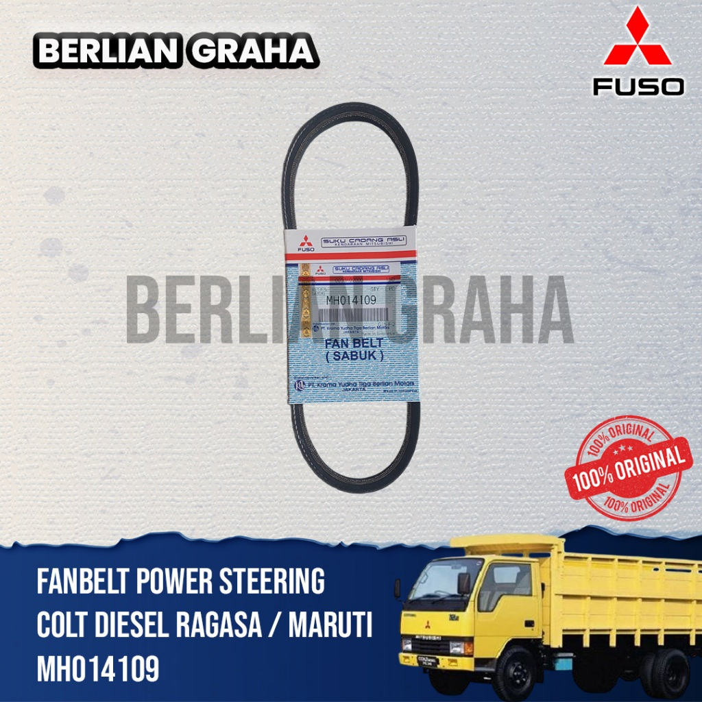 Original Mitsubishi Colt Diesel Ragasa / Maruti Power Steering Fan Belt ...