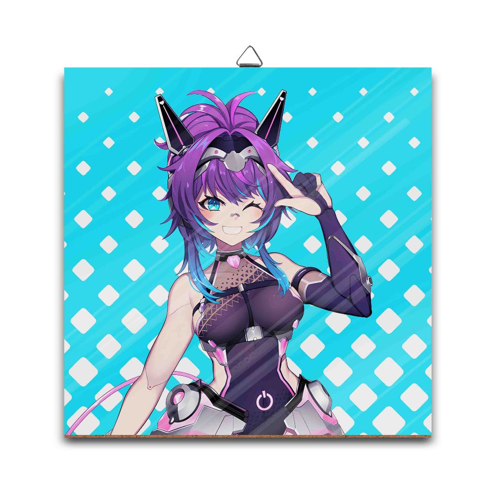 KAYU Vtuber VSHOJO PROJECKT MELODY anime Wooden Wall Poster - VSHOJO ...