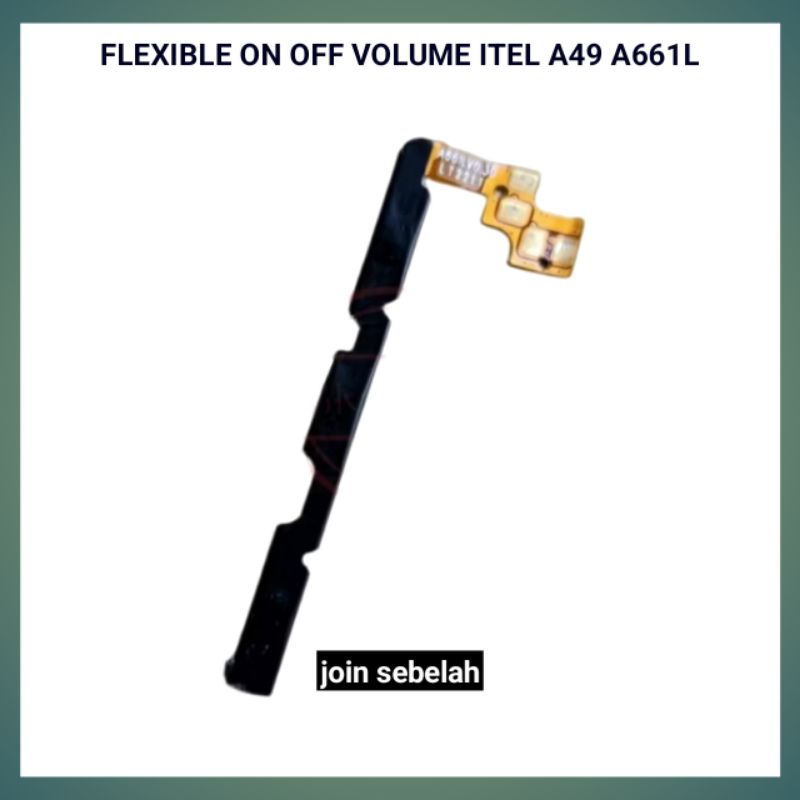 TOMBOL Flexible ON OFF POWER BUTTON VOLUME ITEL A49 A661L | Shopee ...