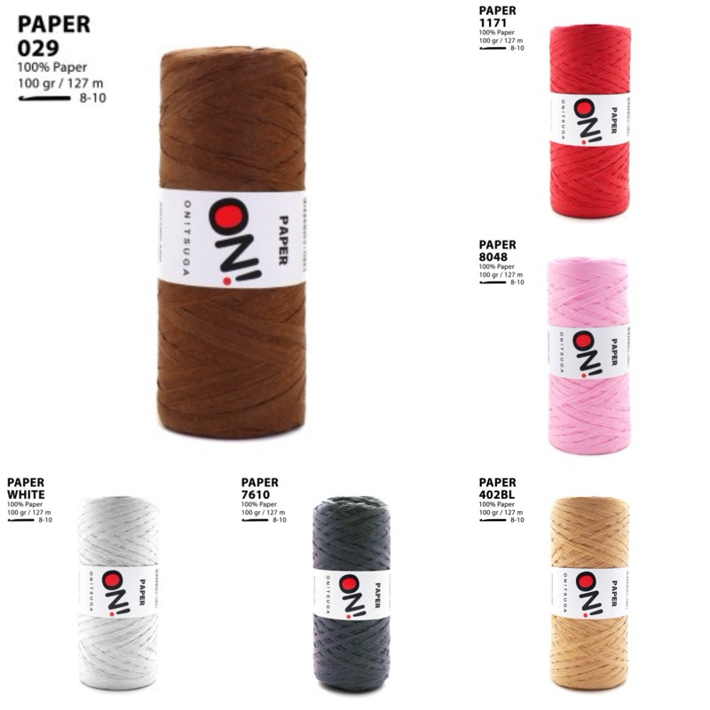 Raffia Paper Knitting Yarn 100Gr (Raffia Paper Yarn) | Shopee Philippines