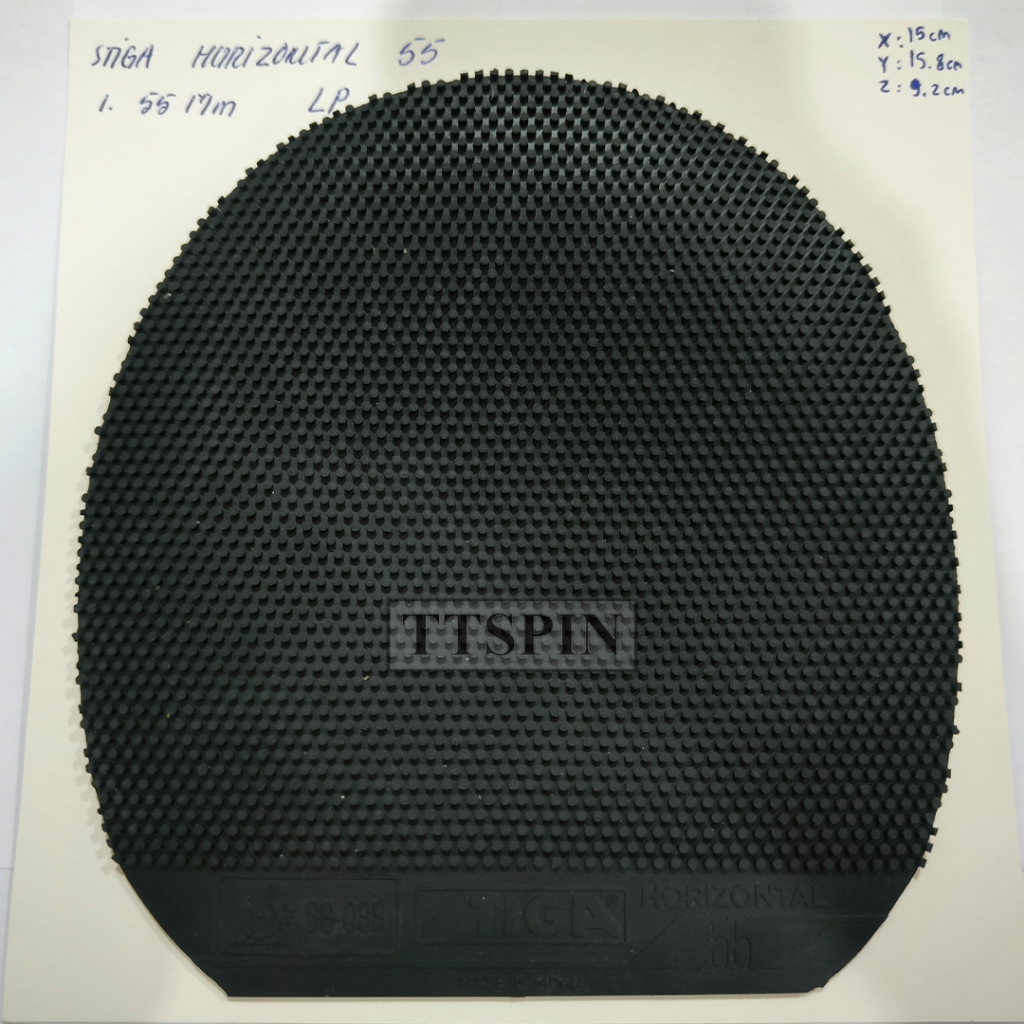 STIGA Horizontal 55 - Pingpong Rubber Table Tennis Long Spots Lasting ...