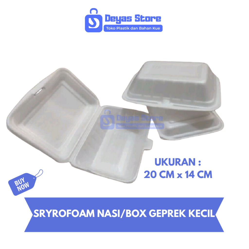 Styrofoam Small Rice/BOX STYROFOAM/Rice FOAM Contains 10 | Shopee ...