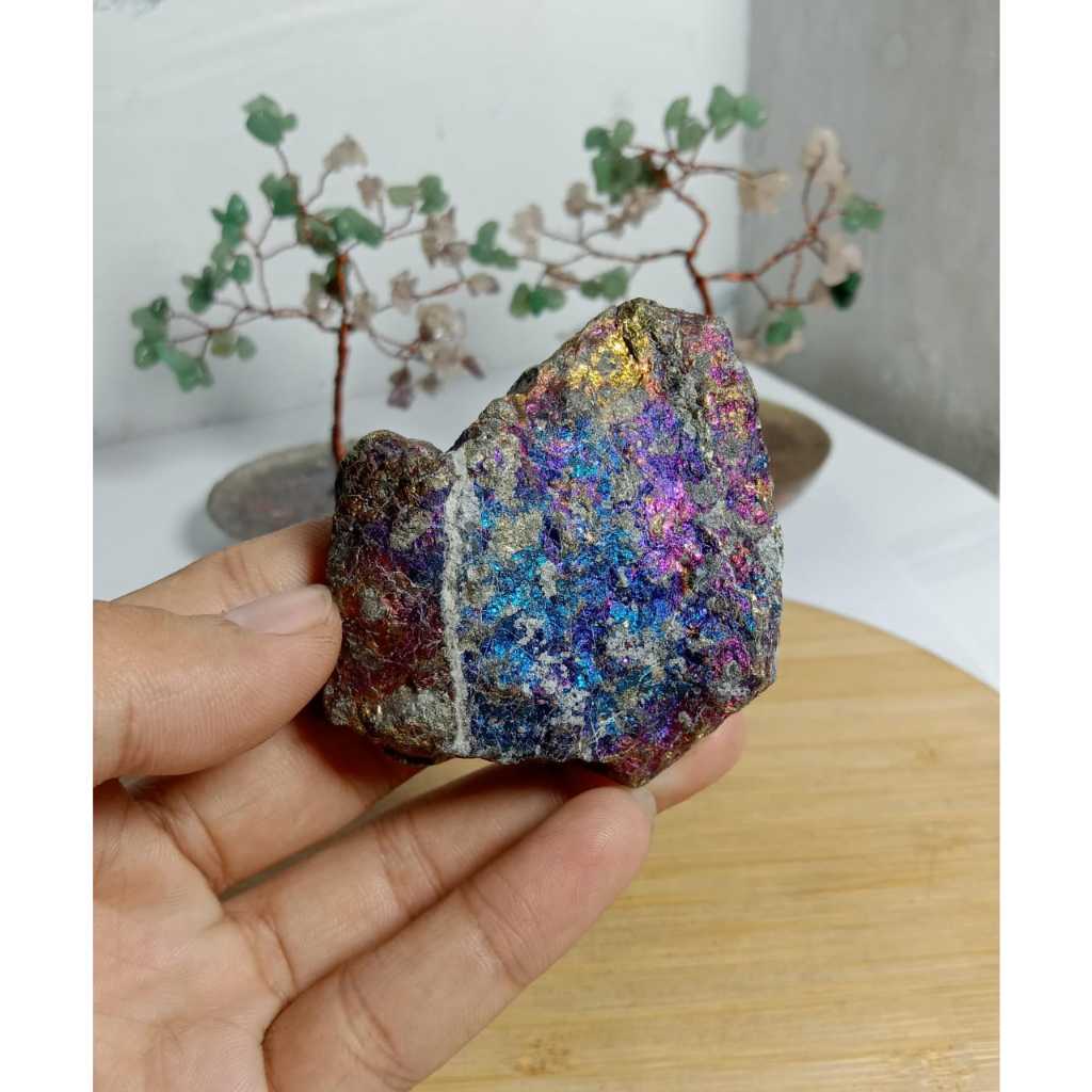 Rough Rainbow Pyrite Chalcopyrite Peacock Mystic Ore Natural Stone (8 ...
