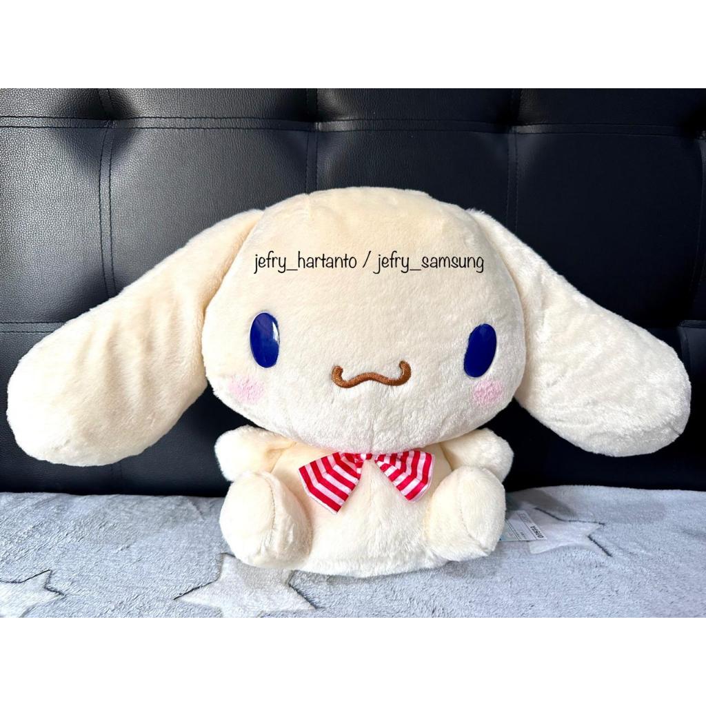 BIG Plush Retro Cinnamoroll Doll Original Sanrio Japan Kawaii Ribbon ...
