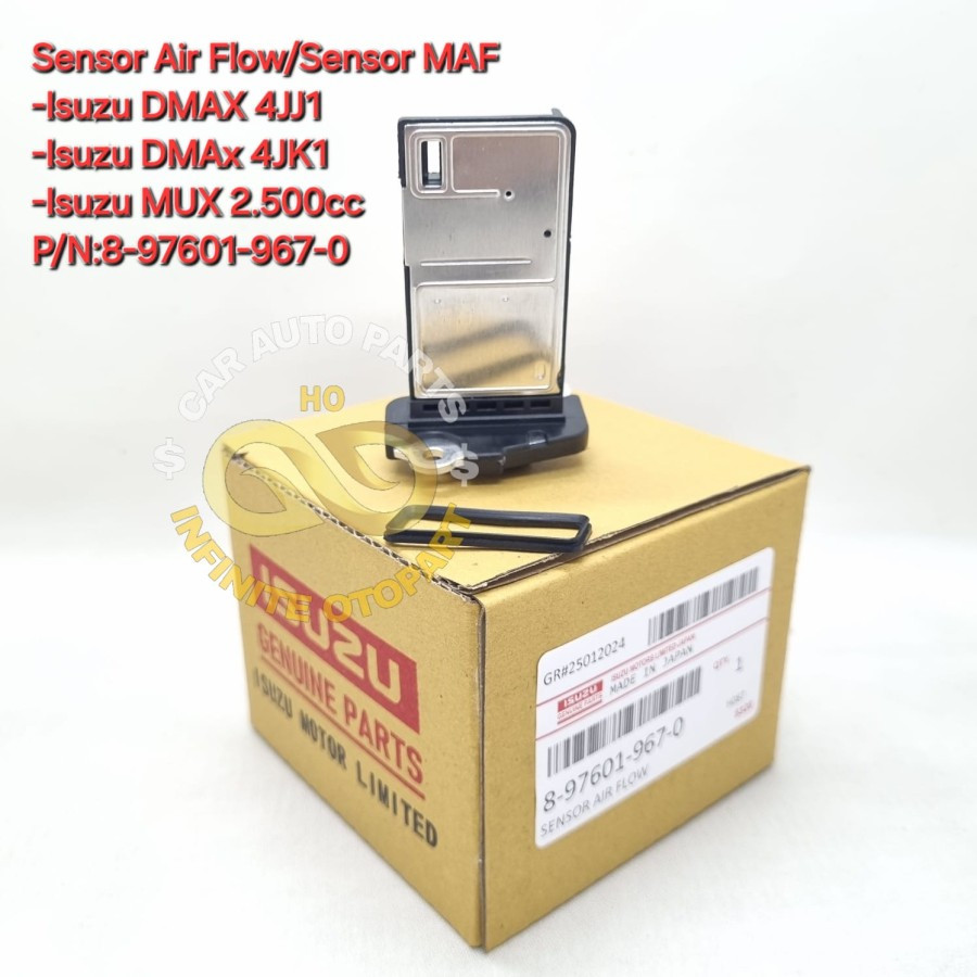 Air FLOW AIRFLOW MAF ISUZU DMAX SENSOR 4JJ1 4JK1 MUX 2500CC 8-9766-9670 ...
