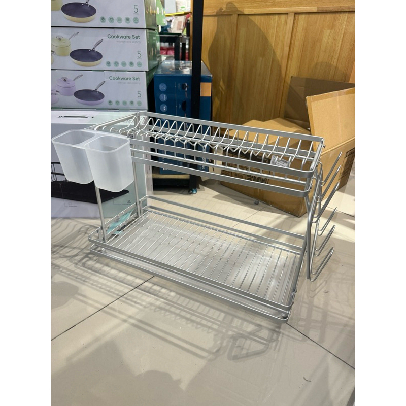 Informa Stainless steel dish rack, aluminum dish rack | Shopee Philippines