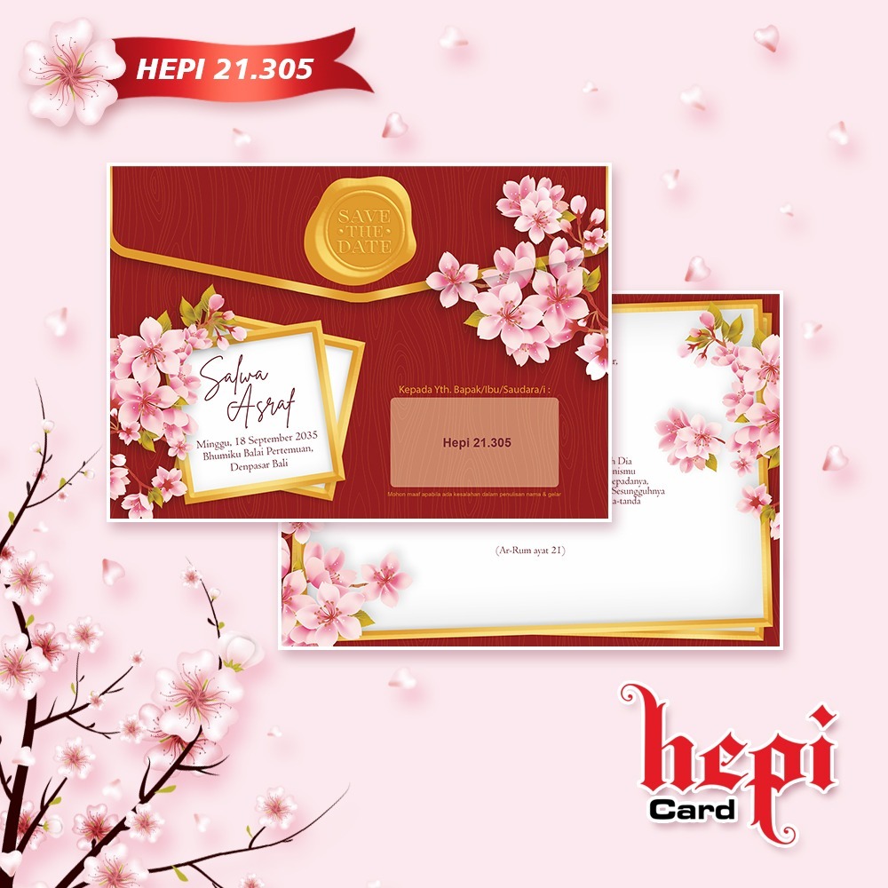 The Latest Viral 305 Brand Wedding Invitation Blank Paper | Shopee ...
