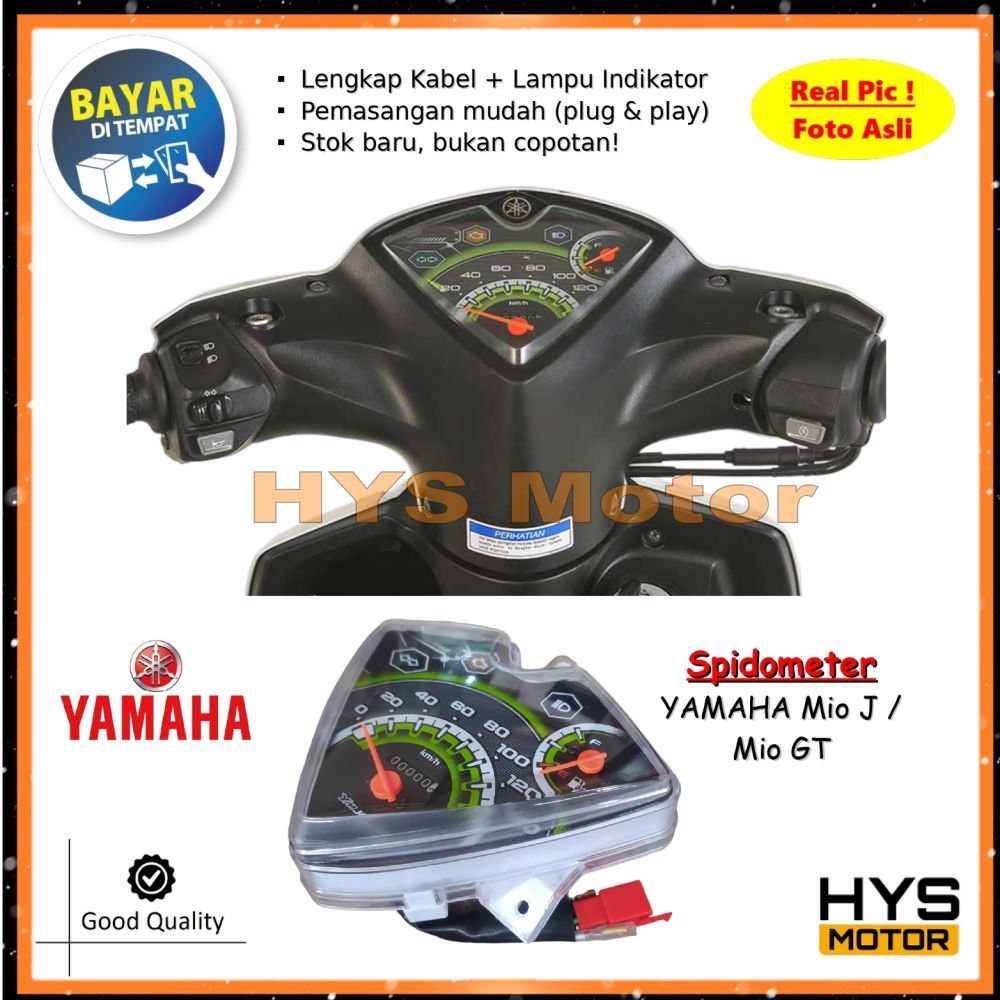 Hys Spidometer Assy YAMAHA Mio J/Mio GT Lama - Speedometer Kilometer KM ...