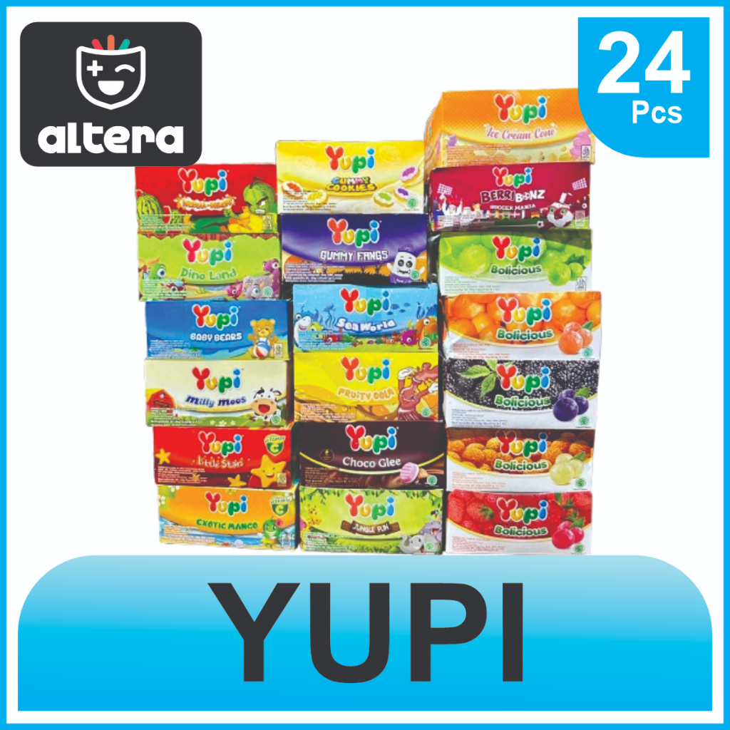Yupi Candy 500 Random Variants 1 Box contains 24 Pcs | Shopee Philippines