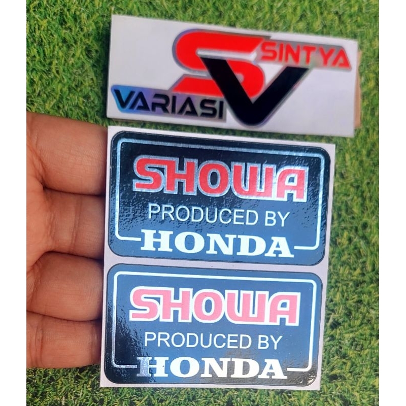 Showa SHOCK BOTOM SHOWA CHROME STICKER Contains 2 Motorcycle STICKER ...