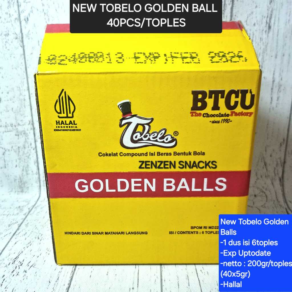New TOBELO GOLDEN BALL Wholesale Cardboard (6TPS) | Shopee Philippines