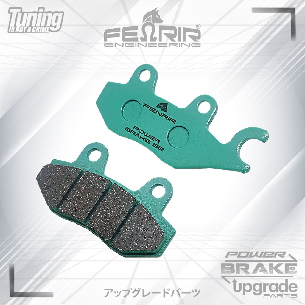 Triumph Rear Brake Pads - Fenrir Power Brake Pakem and Soft [NAS ...