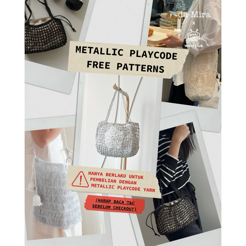 Free Woolclub Metallic PlayCode Pattern | Da-mira | Shopee Philippines