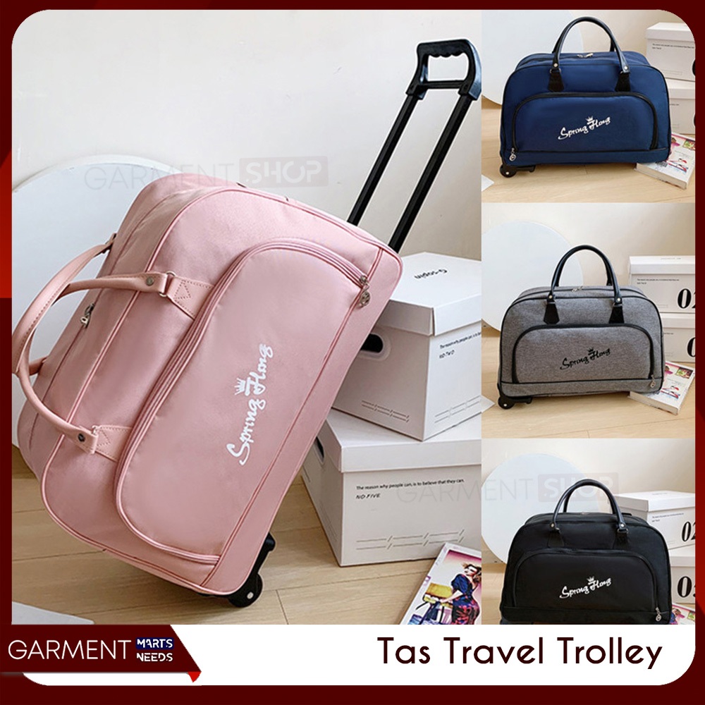 Trotasaa - Travel Trolley Bag With Retractable Wheels Like Jumbo Large ...