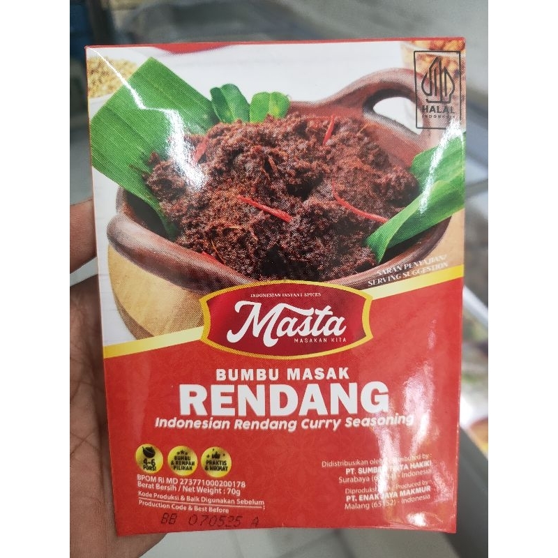 Masta Delicious Rendang Seasoning | Shopee Philippines