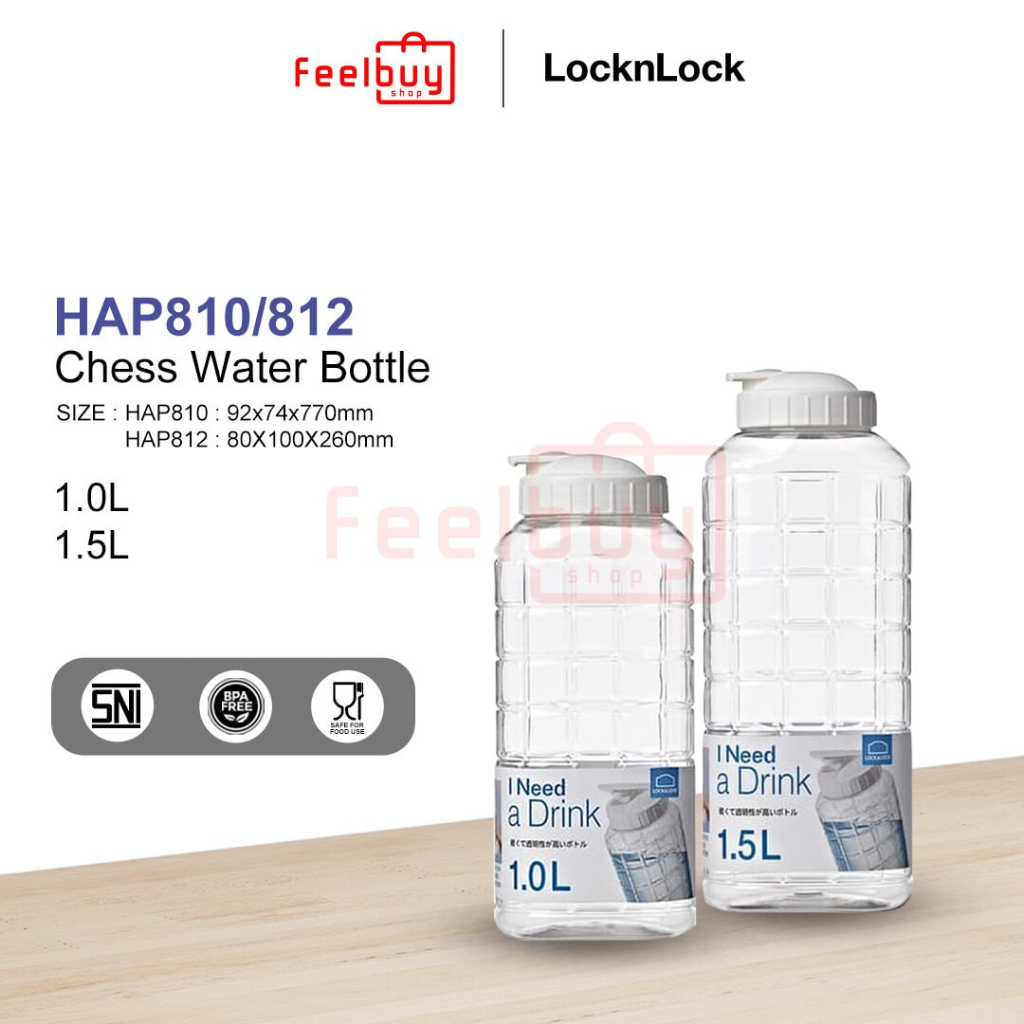 Locknlock Chess Water Bottle PET Refrigerator Drinking Water Bottle ...