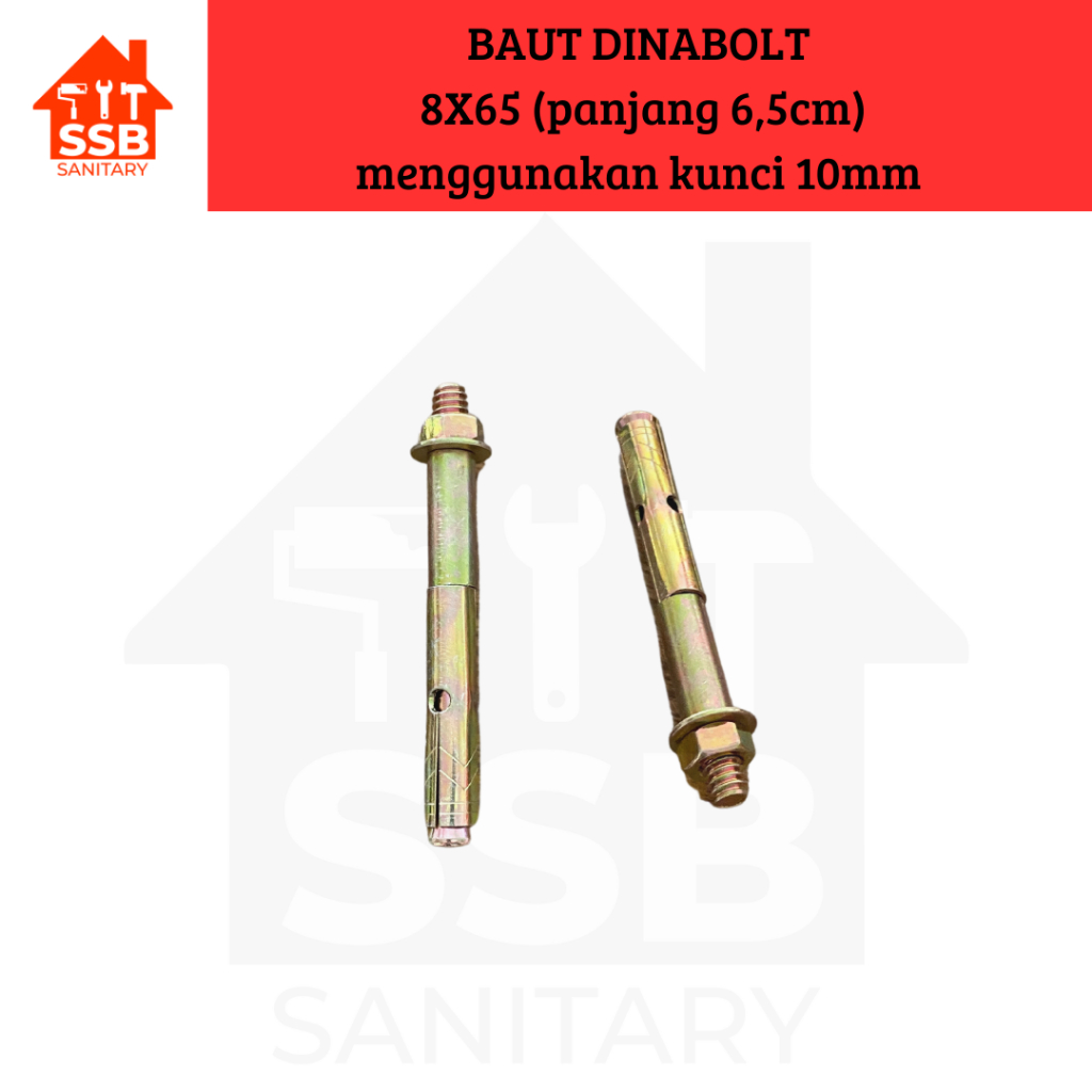 Dynabolt BOLT M8 X 65 BAUD DINABOLT CONCRETE | Shopee Philippines