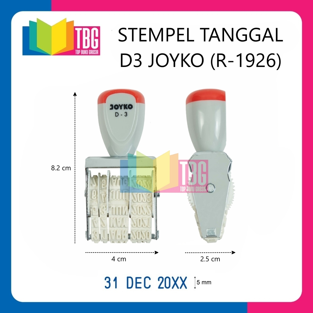 1 PCS JOYKO D3 DATE STAMP/ DATE STAMP D-3 JOYKO (R-1926) | Shopee ...