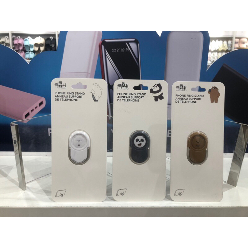 Miniso POP SOCKET HANDPHONE WE BARE BEARS MINISO JAPAN | Shopee Philippines