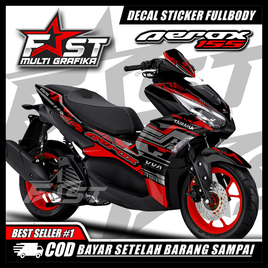 LATEST Aerox New Graphic Decal Fullbody Variation All New Aerox 155 ...
