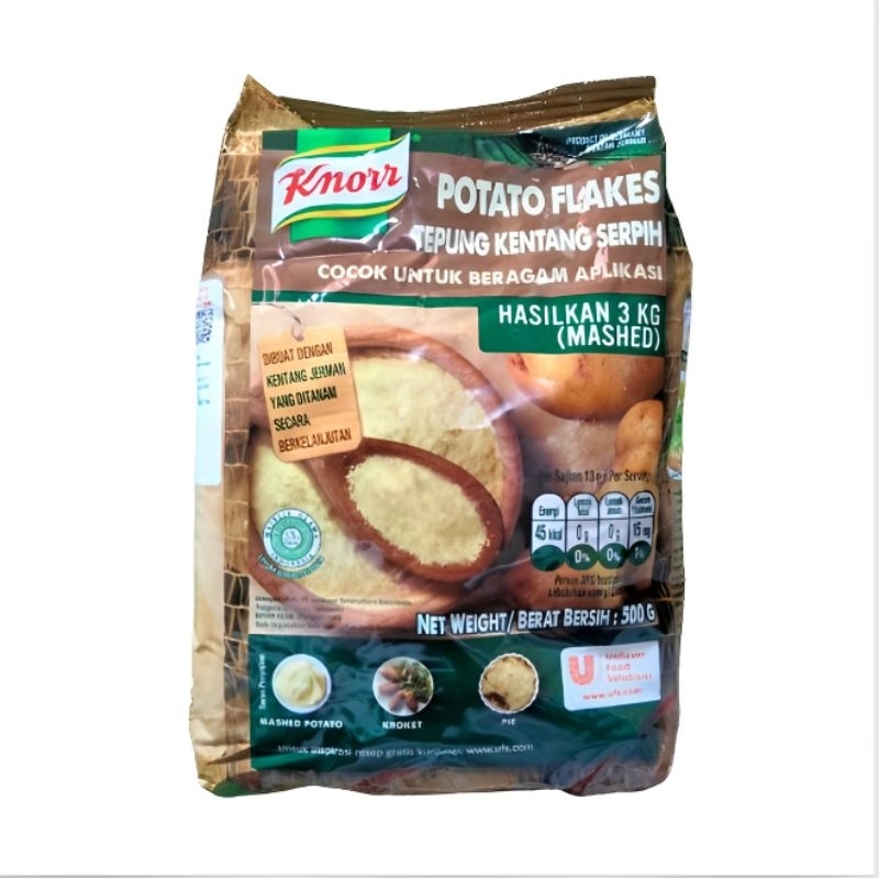 Knorr Potato Flakes 500gr Serpih Potato Flour 500 gr grams 500g Mashed ...