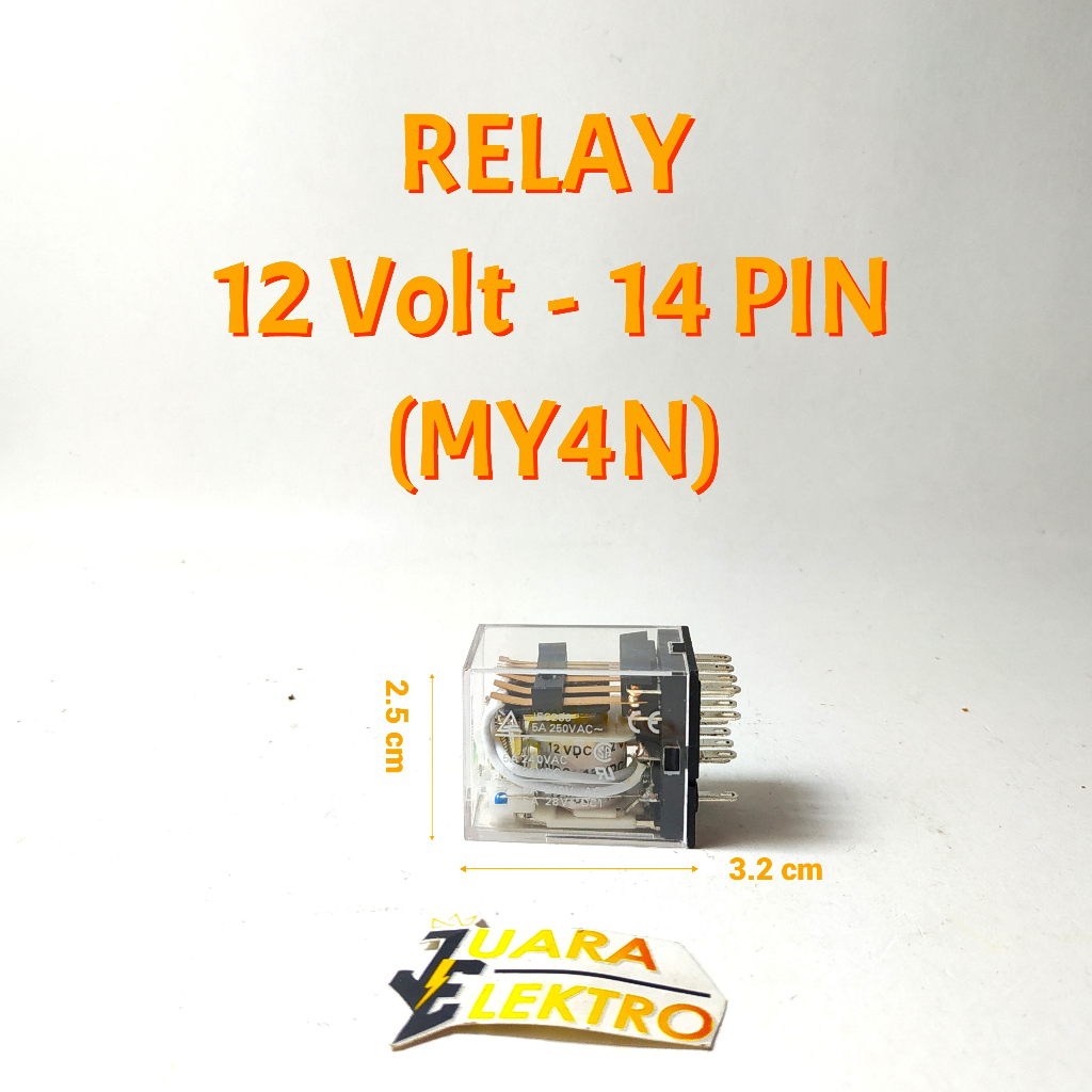 Relay 12 Volt 14 PIN / Leg | Relay 12V ZN MY4N 14 PIN | Shopee Philippines