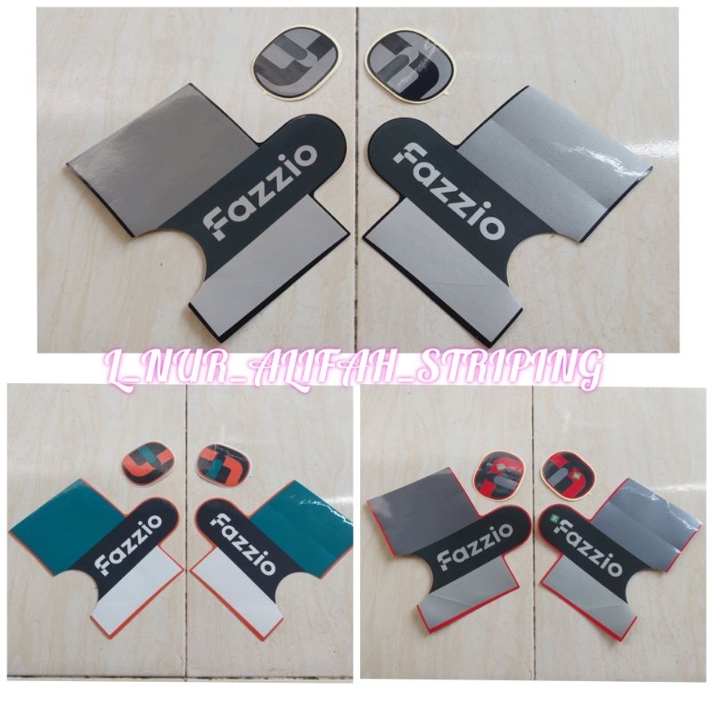 Yamaha FAZZIO HYBRID CONECTED Motorcycle BODY STRIPING LIS Sticker ...