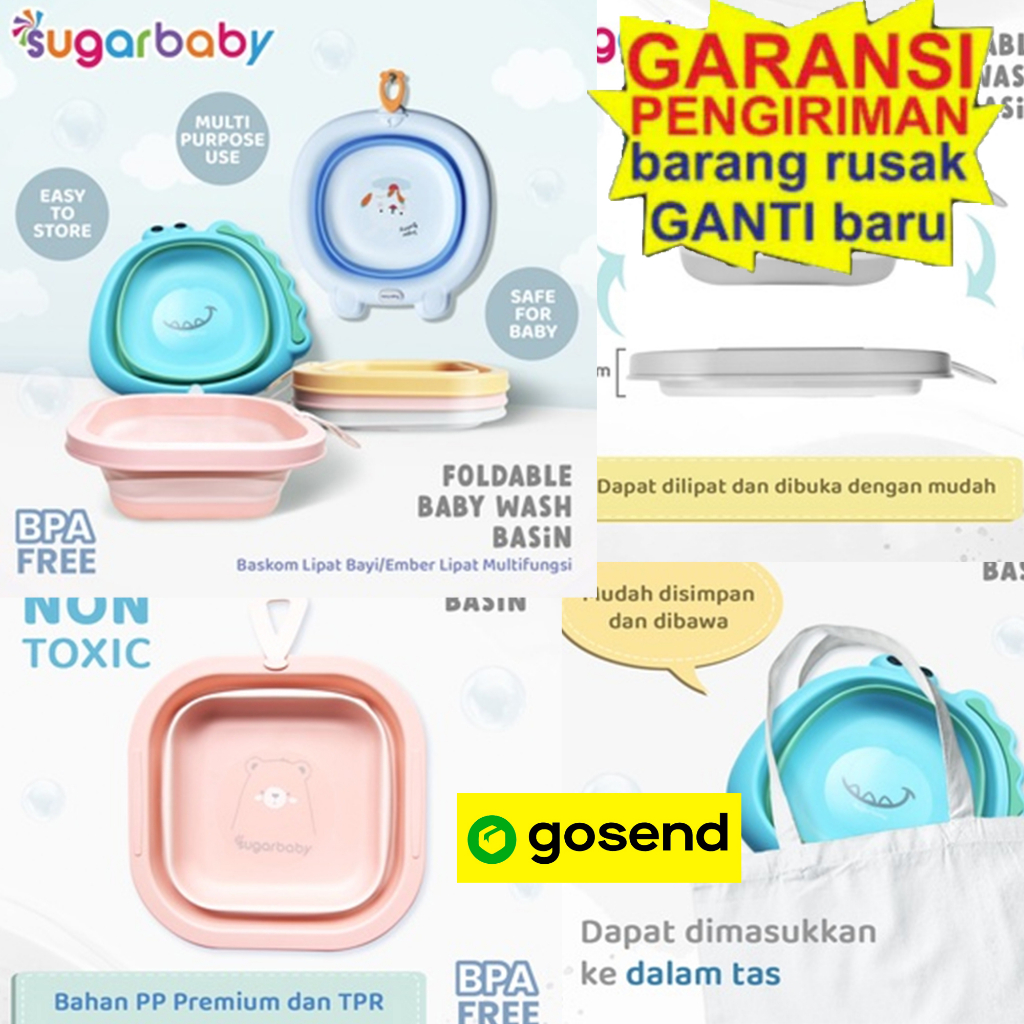 READY BANDUNG SUGAR Baby SUGARBABY Foldable Baby Wash BASIN/Baby ...