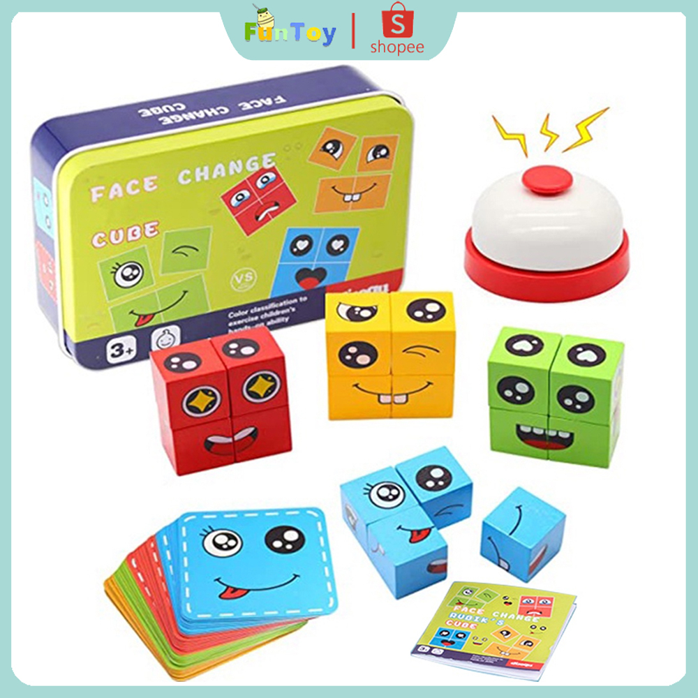 Funtoy Face Changing Rubik'S Cube Toy, Children's Puzzle Dexterity ...