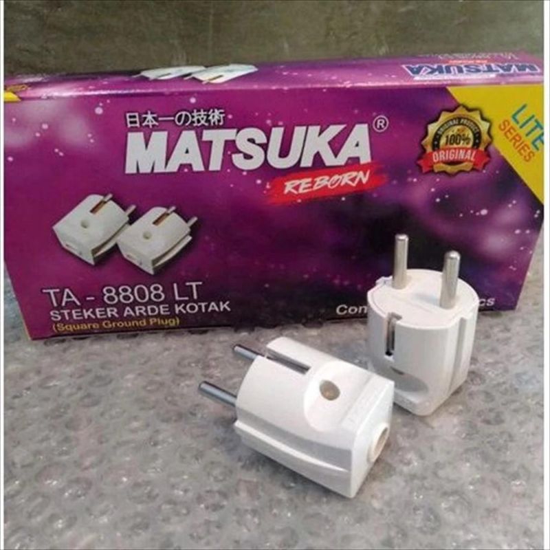 MATSUKA Round Ground Plug Cop Plug | Shopee Philippines
