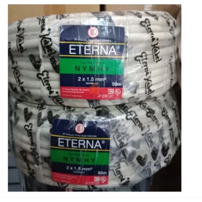 ETERNA Fiber Power Cable 2x1.5 White NYMHYO Black NYYHYO Retail Price ...