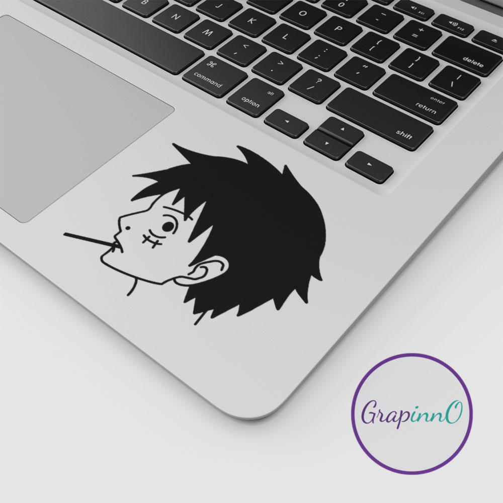 Luffytaro Sticker One Piece Luffy Sticker Decal Rest Palm Laptop Mac ...