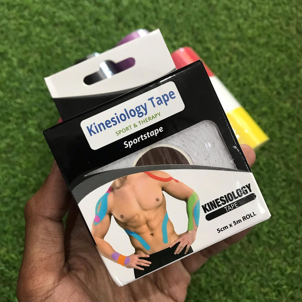 Kinesiology Tape Tapping Original Sports Size 5CM X 5M Elastic Rubber ...