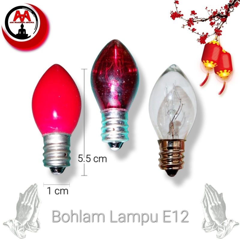 E12 Small Fitting Prayer Lamp Bulb | Shopee Philippines