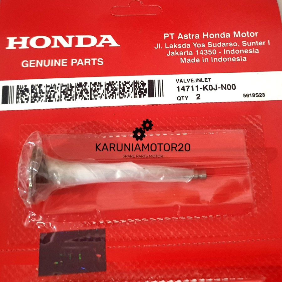 Inlet Valve LEDBEAT deluxe Street/Genio/Scoopy K2F Original AHM 14711 ...