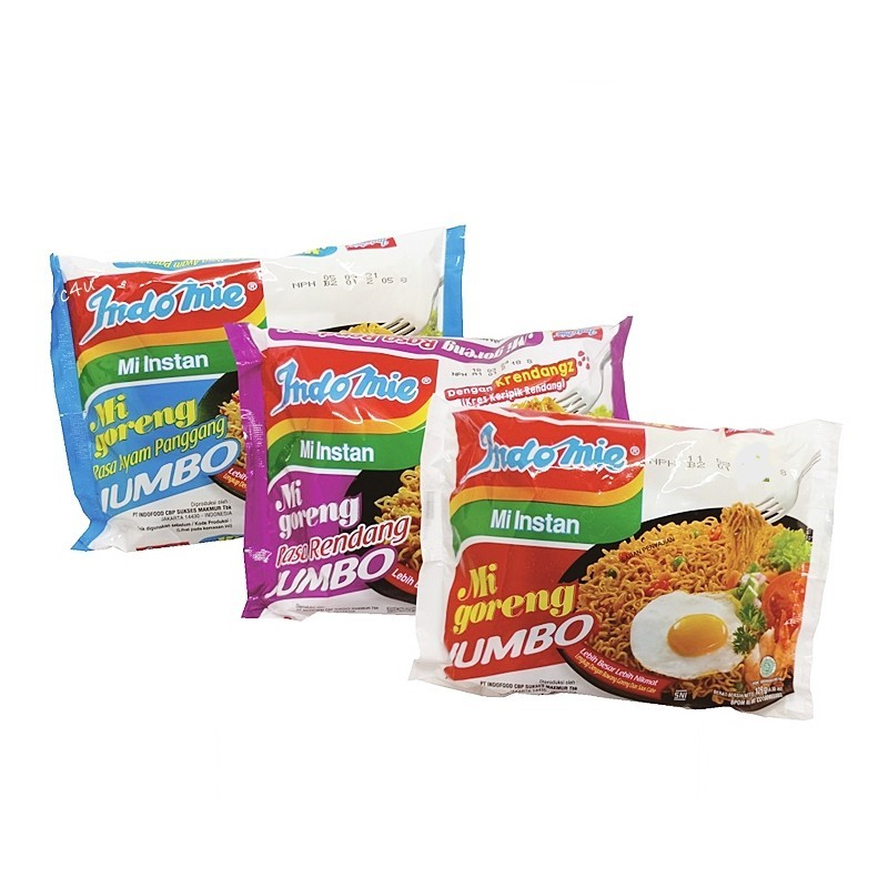 UNGU Indomie Goreng Jumbo / Instant Noodles Roasted Chicken Flavor ...